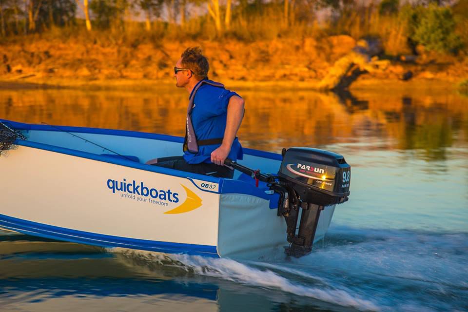 Barque hors-bord / pliable / open / de pêche - 3.1m Weekender ...