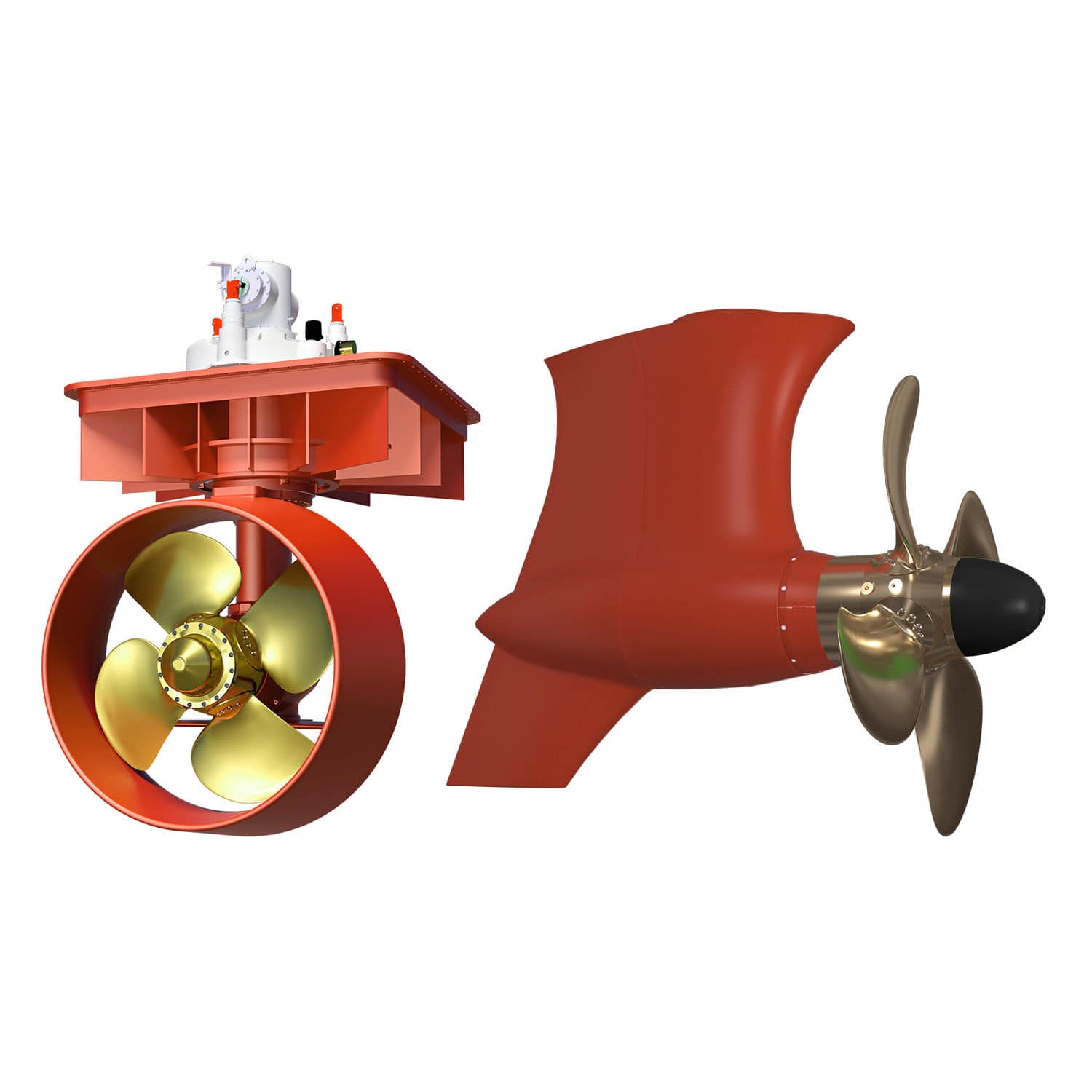 Propulseur azimutal - Brunvoll - pour bateau / Z-drive / L-drive