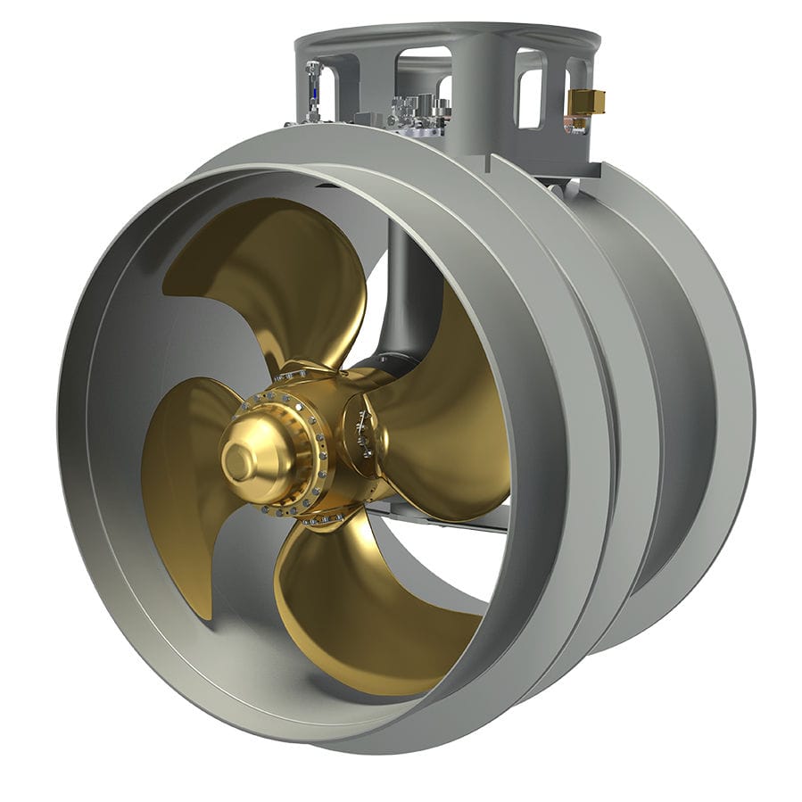 Propulseur azimutal - FU series - Brunvoll - à tunnel / pour navire