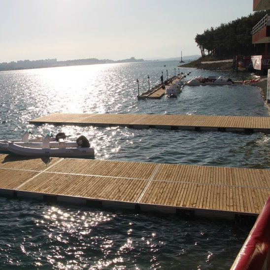Ponton flottant - HOTEL - HSB Marine - d'amarrage / pour la pêche