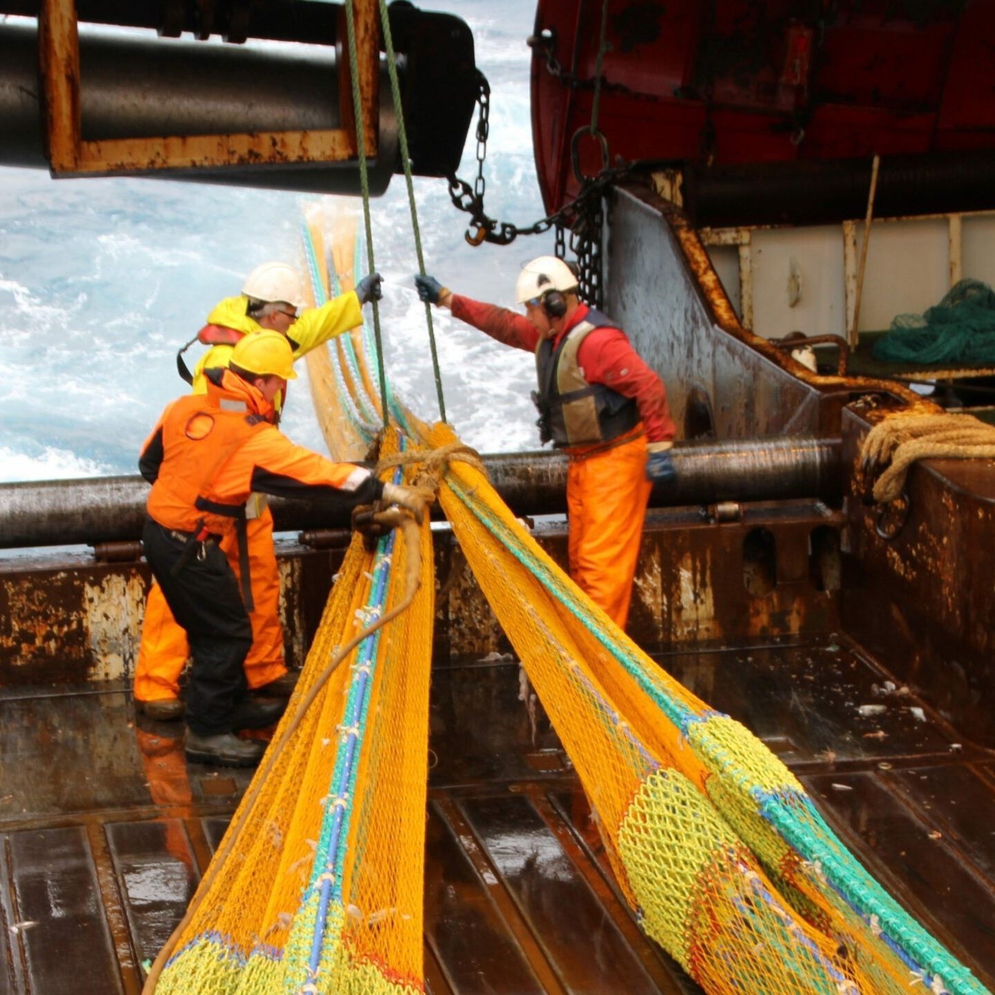 Filet de pêche - Turbot - Vónin - chalut