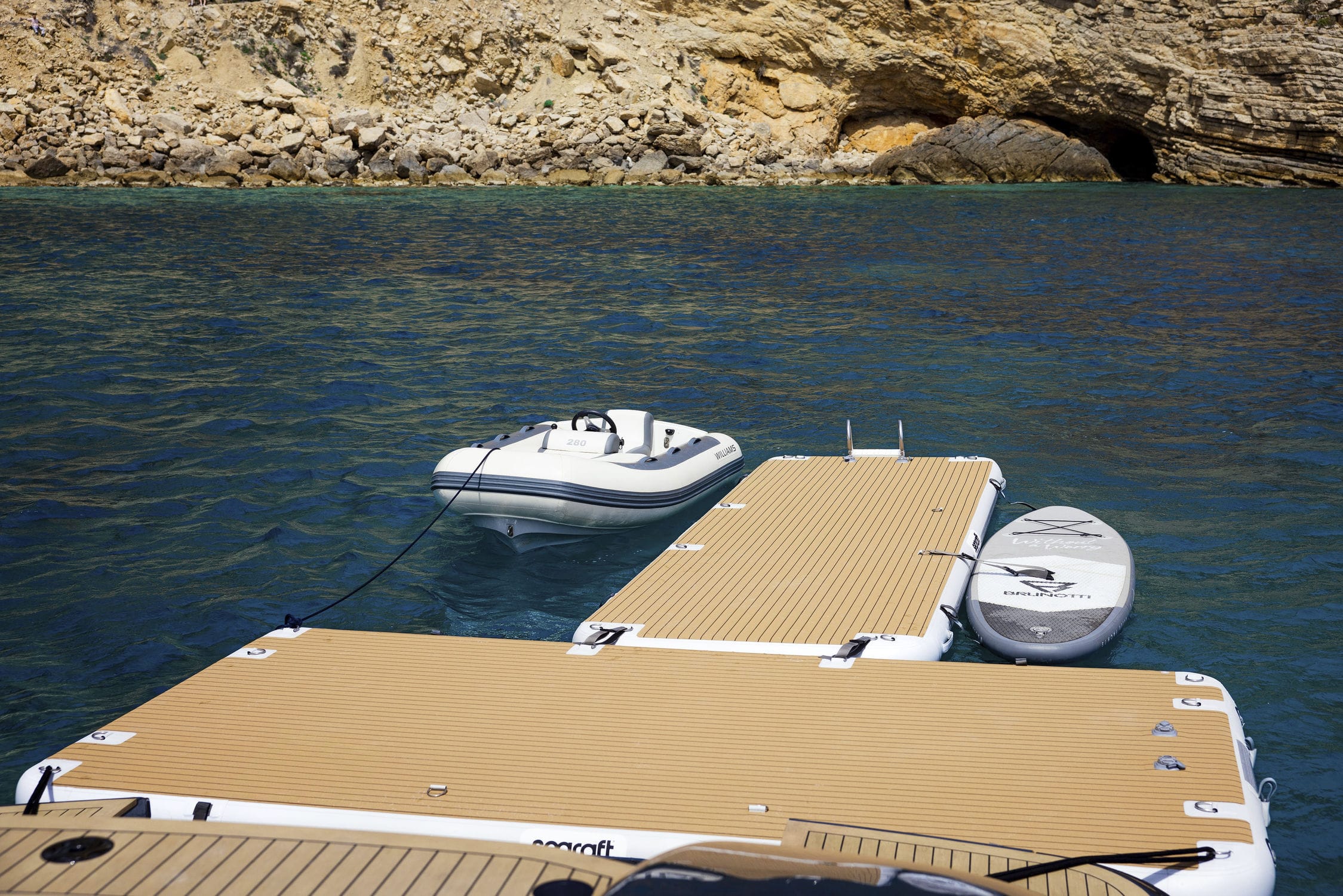 Ponton modulable - T-shape - SEARAFT - d'amarrage / pour marina