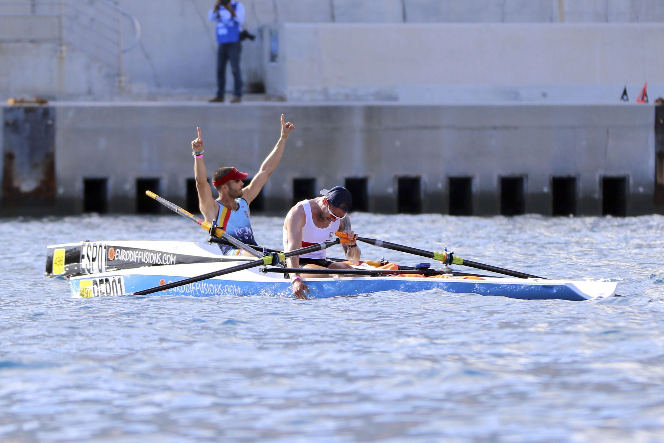 Bateau d'aviron de course - X 25 - Rowing Sport boats - deux de couple ...