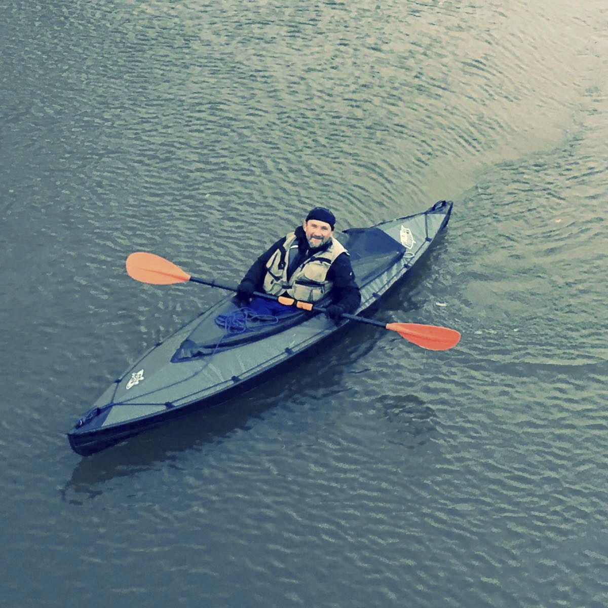 Kayak pliable - N-0301 - Neris - longue distance / d'eau vive / pour adulte