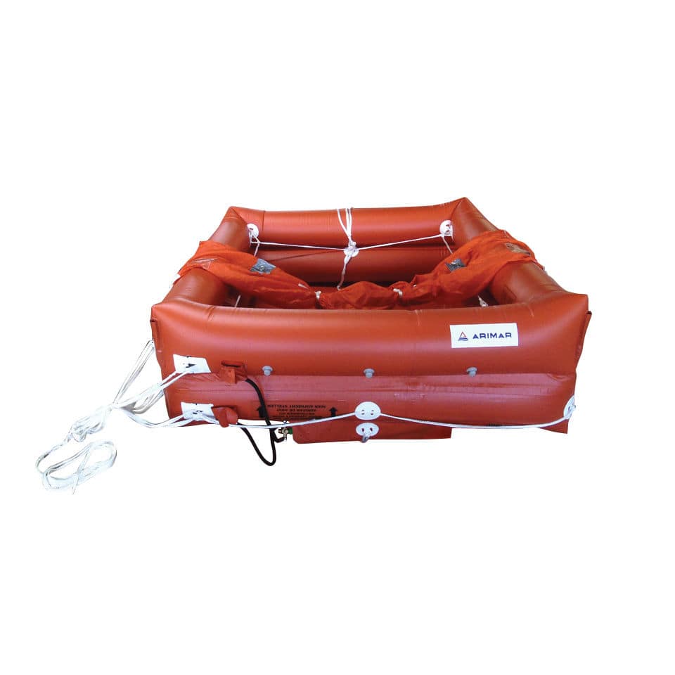 Radeau de survie pour bateau - INSHORE - Arimar - 6 places / 8 places ...