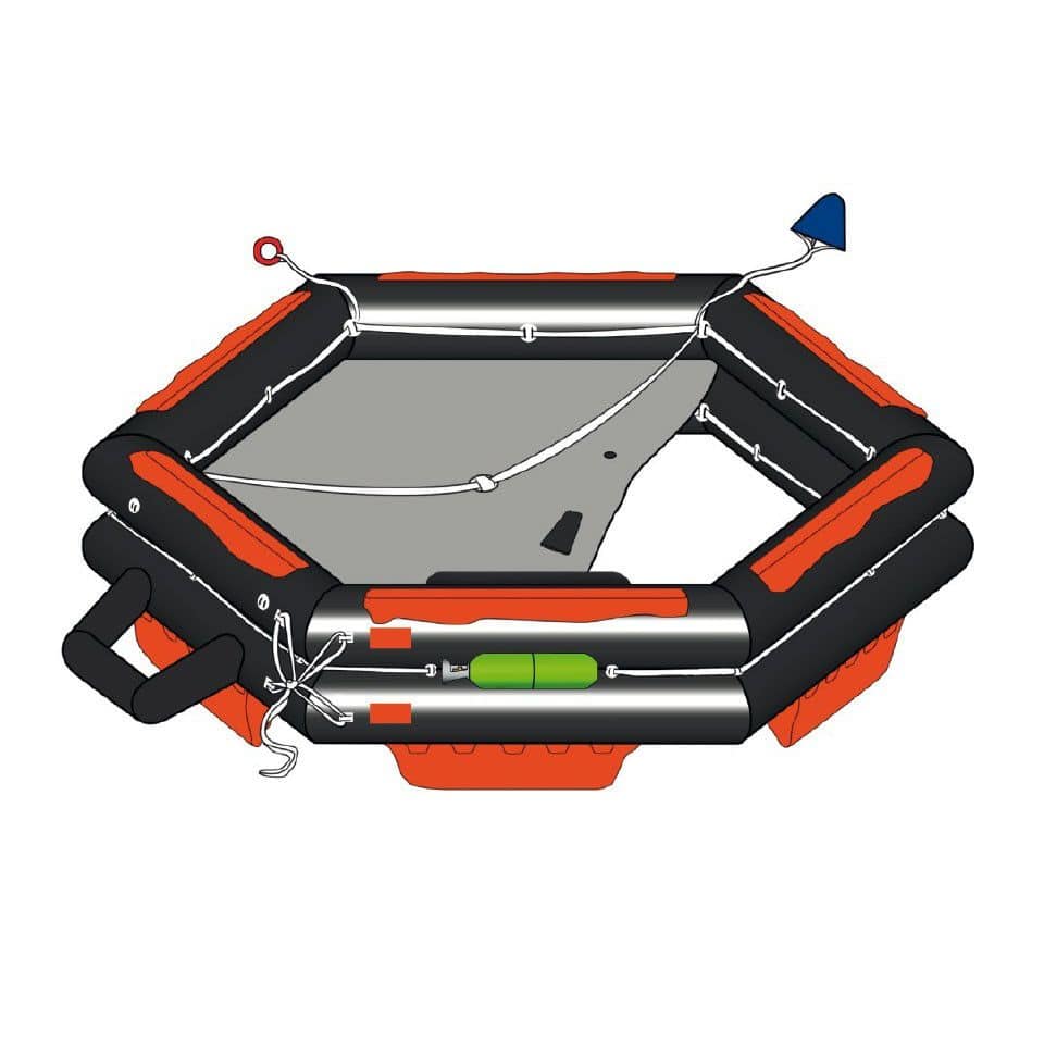 Radeau de survie pour navire - F.O.R.C. - Arimar - côtier / SOLAS ...