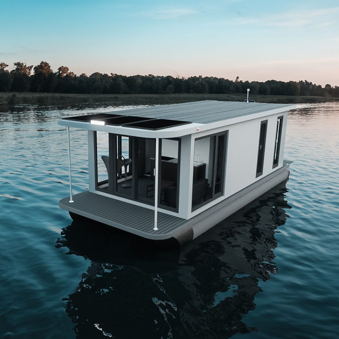 Bateau maison catamaran - ECO 10 - BARKMET BOATS - hors-bord / diesel ...