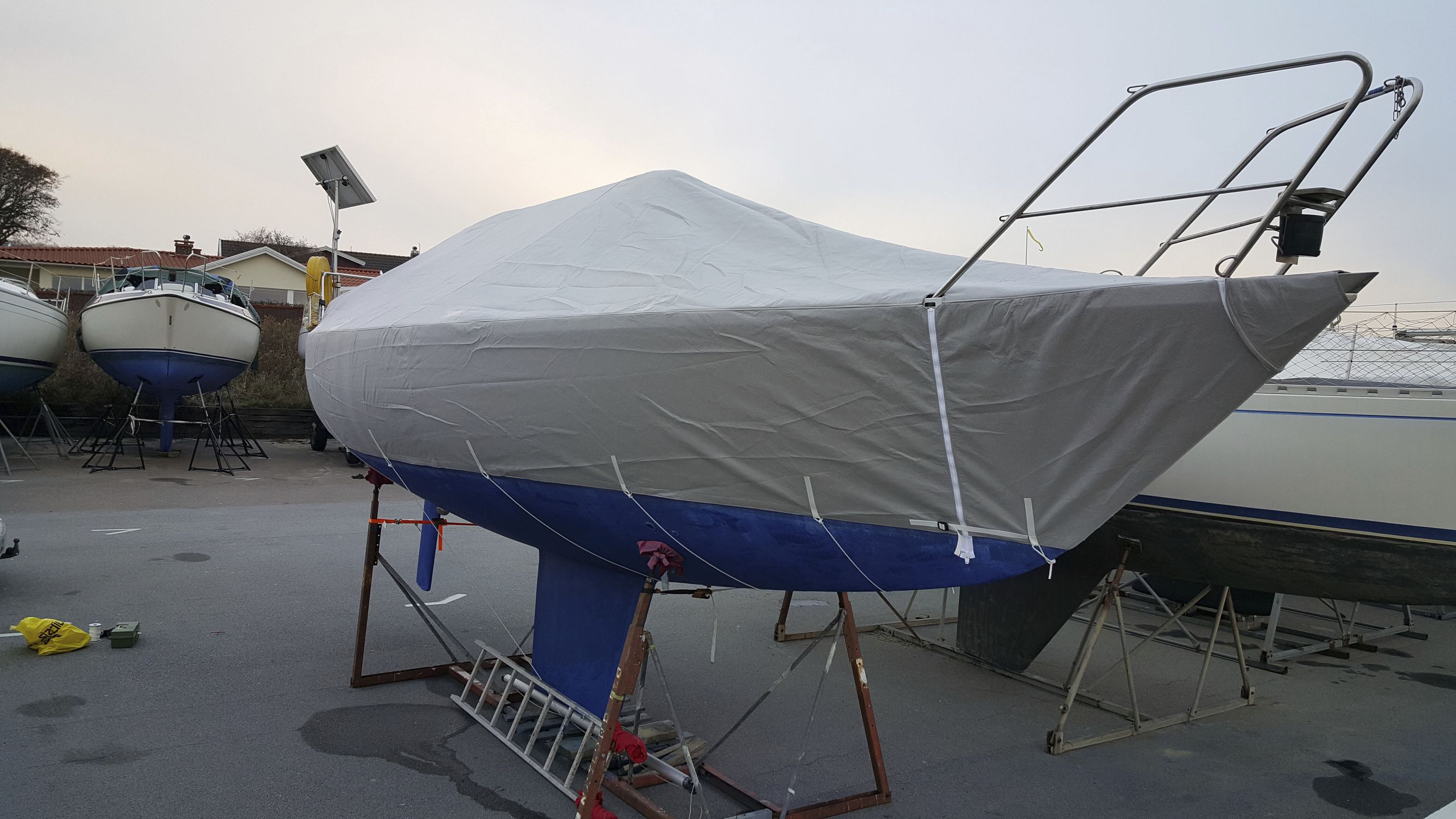 Taud d'hivernage de bateau - KAPELL ANNAT - pour coque / en PVC / étanche