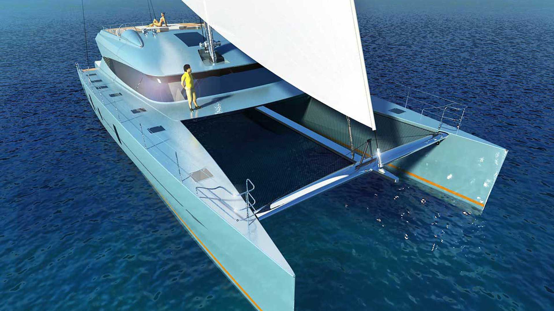 Sailing-yacht catamaran - BLUE COAST 75 - Catamaris - de croisière ...