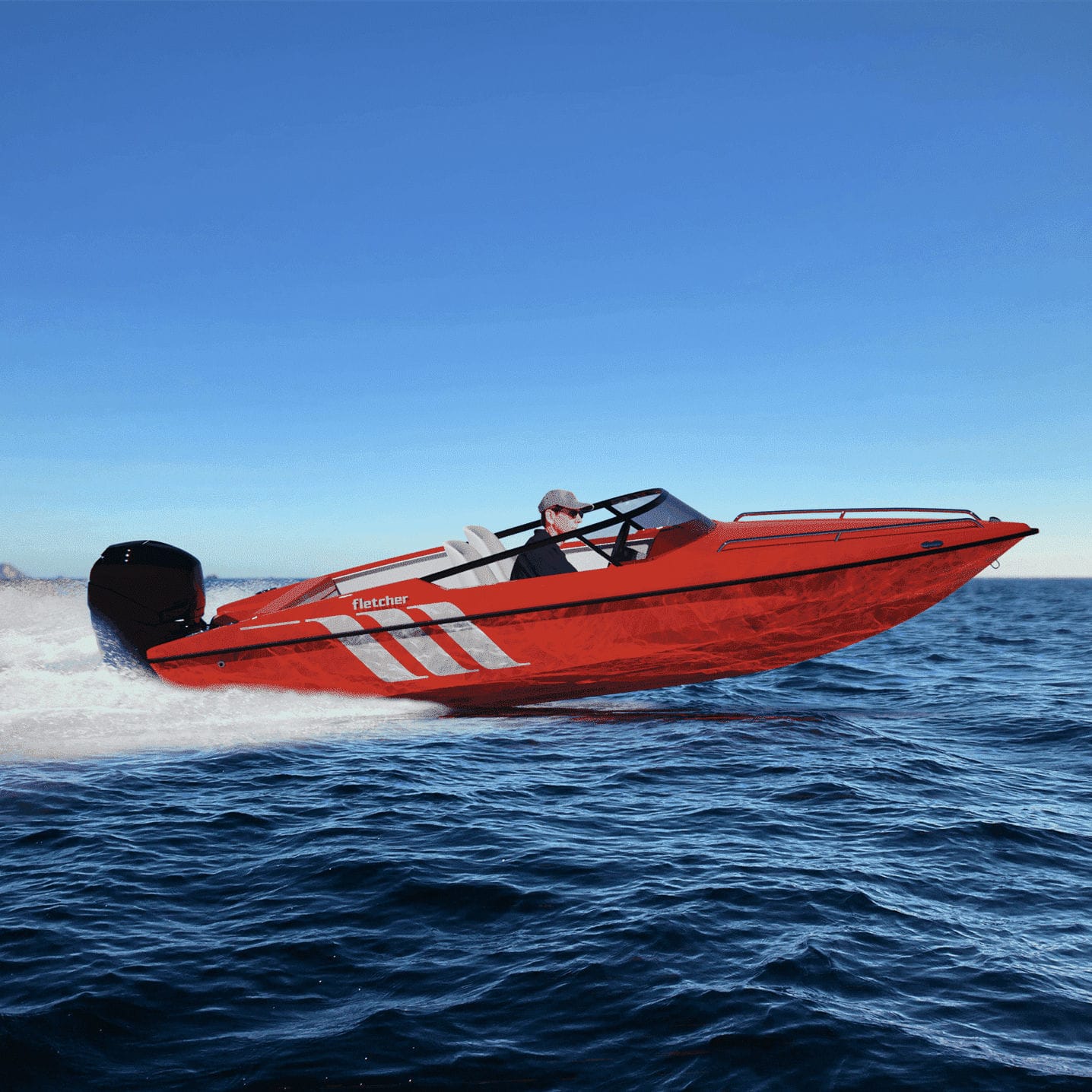 Runabout hors-bord - 14 GTO - Fletcher Boats - à double console / open ...
