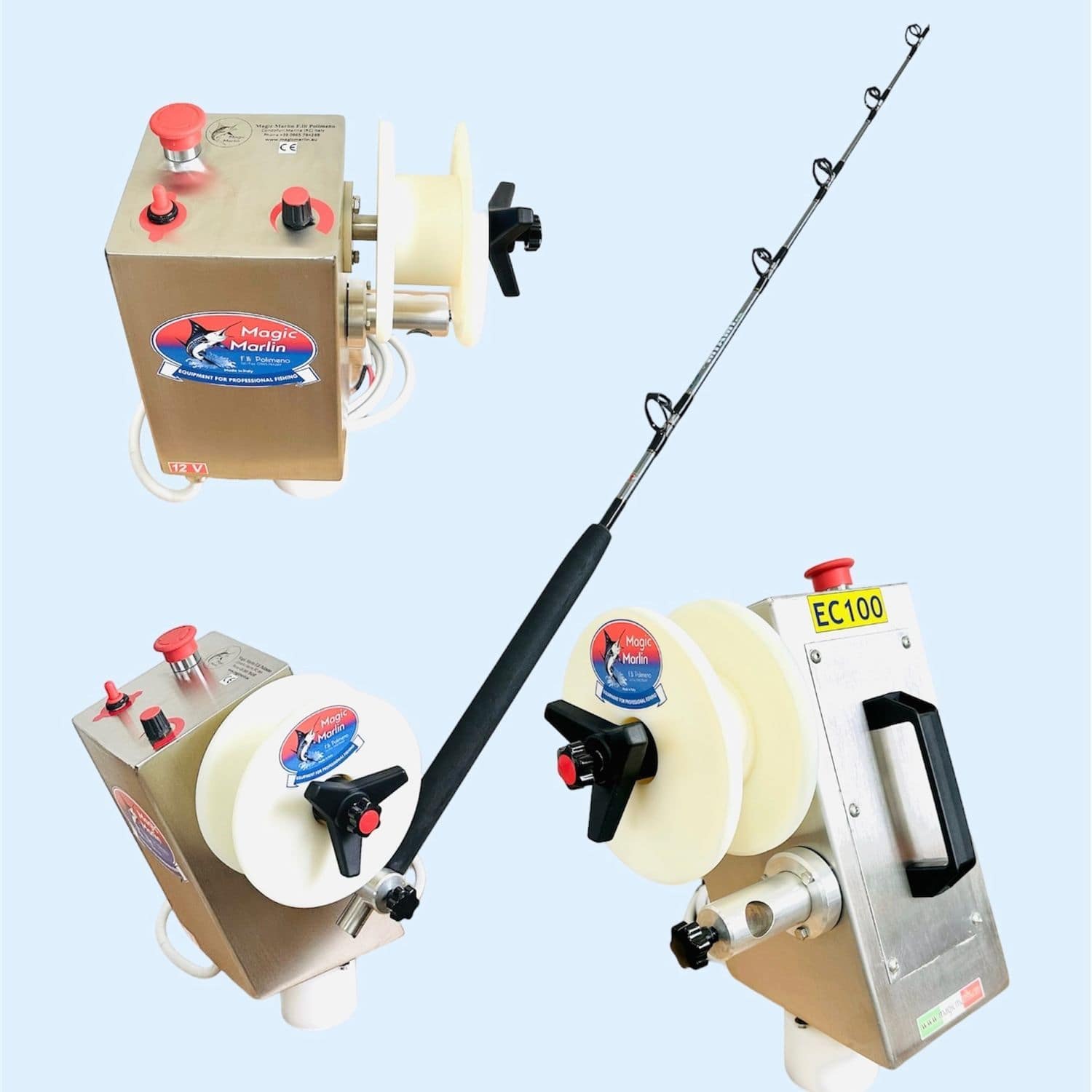 Moulinet de pêche - EC 100E - MAGIC MARLIN F.LLI POLIMENO - électrique