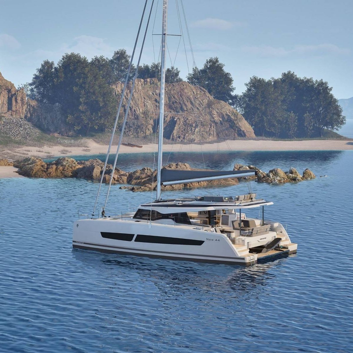 Catamaran - 44 - Fountaine Pajot Catamarans - de croisière / 2 cabines ...