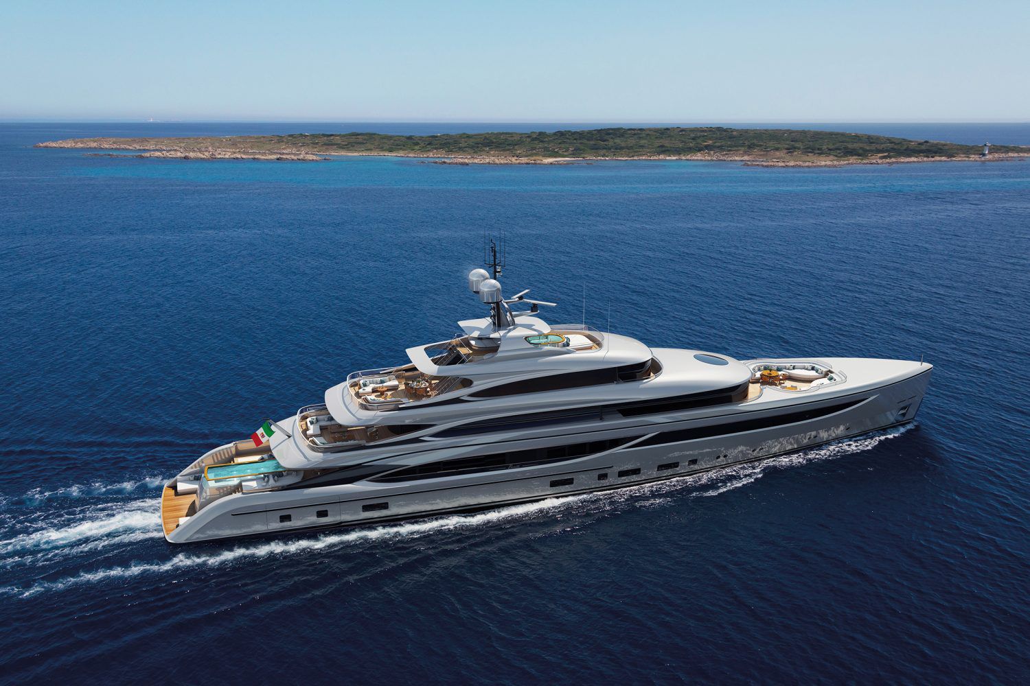 Mega-yacht de croisière - B.NOW 72M - Benetti - raised pilothouse / 8 ...