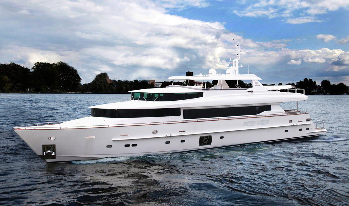 Super-yacht de croisière - CC110 Lady Gaga - Horizon - traditionnel / à ...