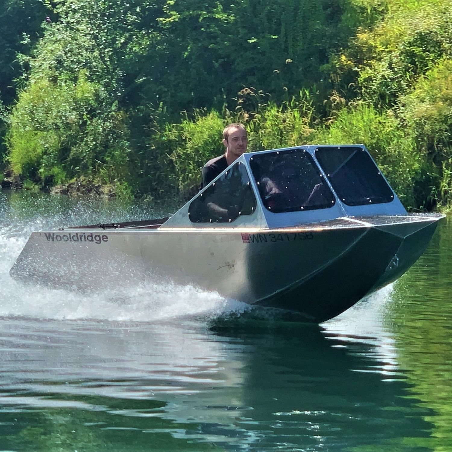 Runabout in-bord - RIVER RAT - Wooldridge - à double console / open ...