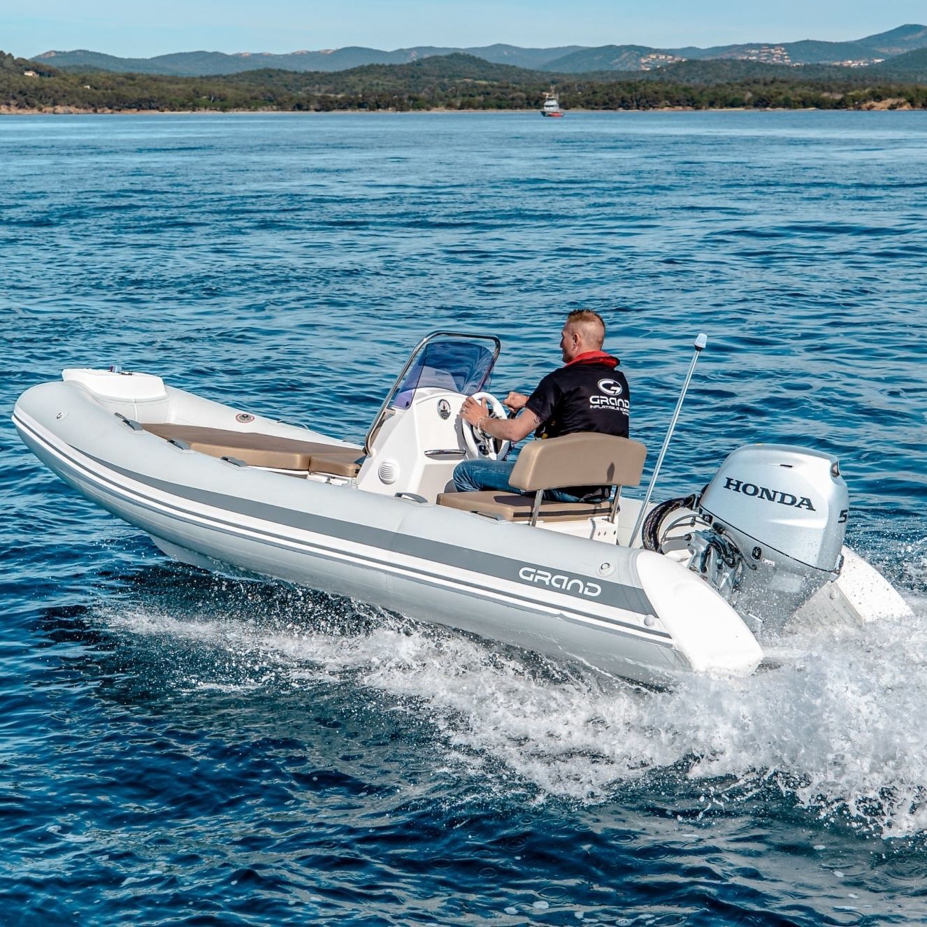 Bateau pneumatique hors-bord - S470N - GRAND Inflatable Boats - semi ...