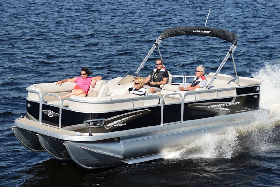 Bateau ponton hors-bord - VECTRA 21 - Bateaux Princecraft - tri-tube ...