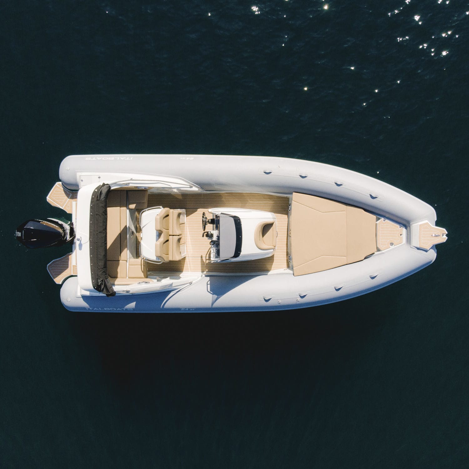 Bateau pneumatique hors-bord - Stingher 24 GT - ITALBOATS - essence ...