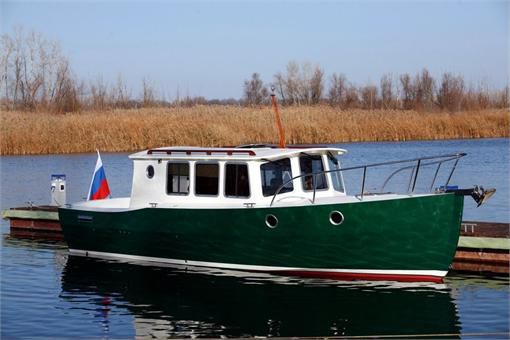 Trawler in-bord - Black Crown 30 - Devlin - en bois