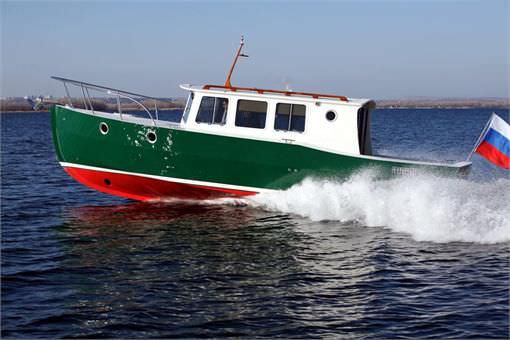 Trawler in-bord - Black Crown 30 - Devlin - en bois