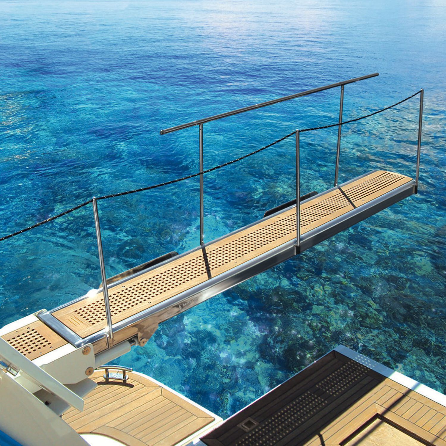 Passerelle pour yacht - PI 394 - Besenzoni SpA - télescopique ...