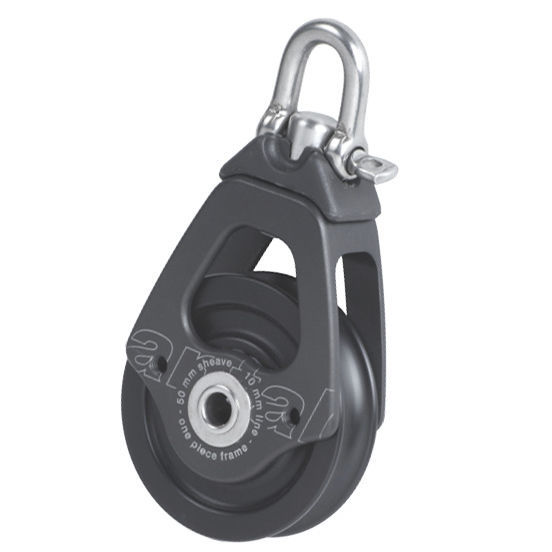 Poulie simple - 00501 - Antal - à émerillon / à palier lisse / cordage ...