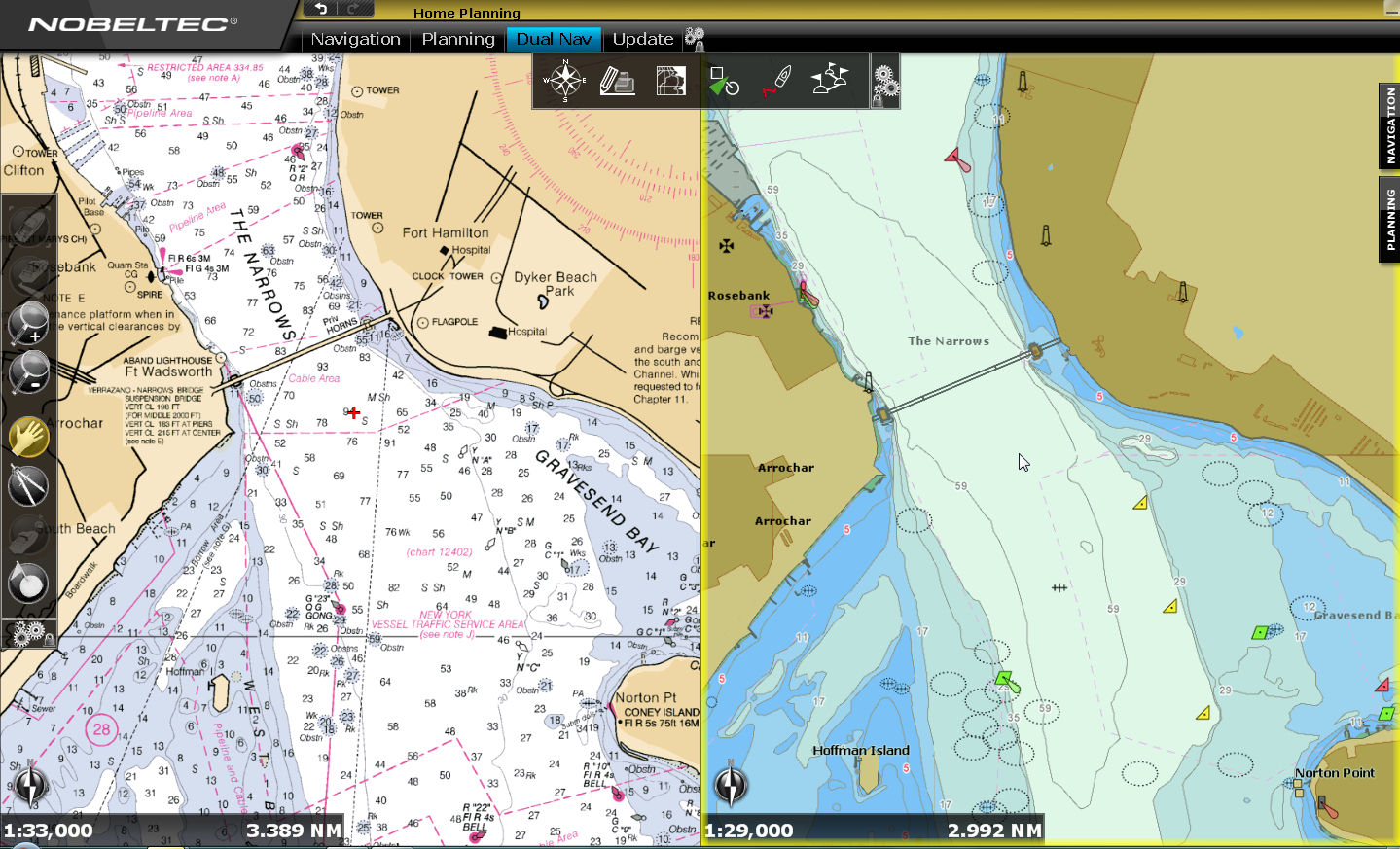 Logiciel de navigation - ODYSSEY - Nobeltec - de météo / pour navire