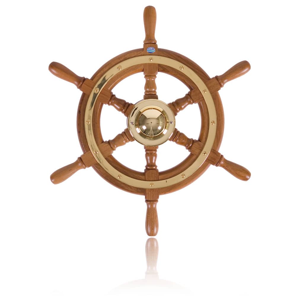 Volant en teck pour bateau à moteur - 01 - Stazo marine equipment bv ...