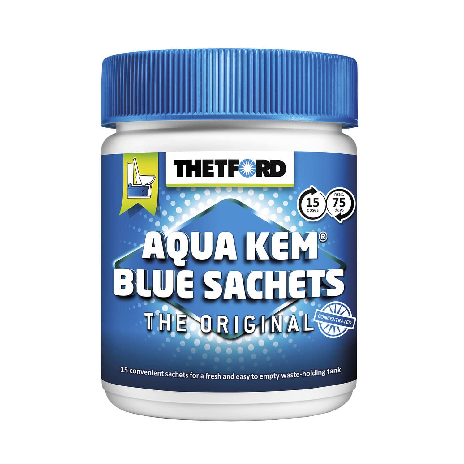 Nettoyant pour WC - Aqua Kem® Blue Sachets - Tecma - Thetford Marine ...