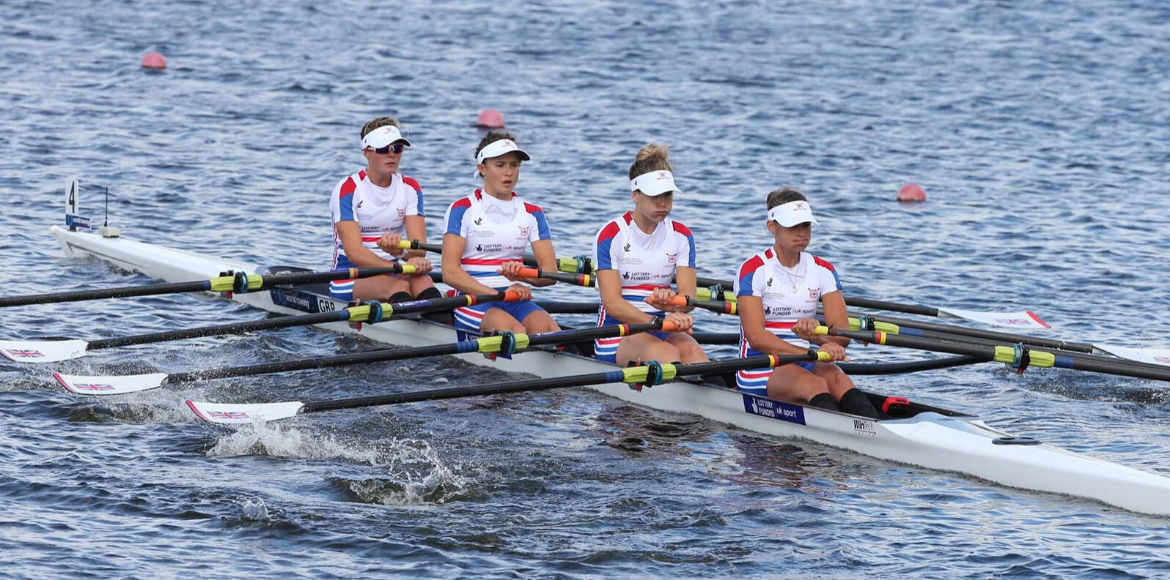 Bateau d'aviron de course - MEDALIST - Wintech Racing - quatre de couple