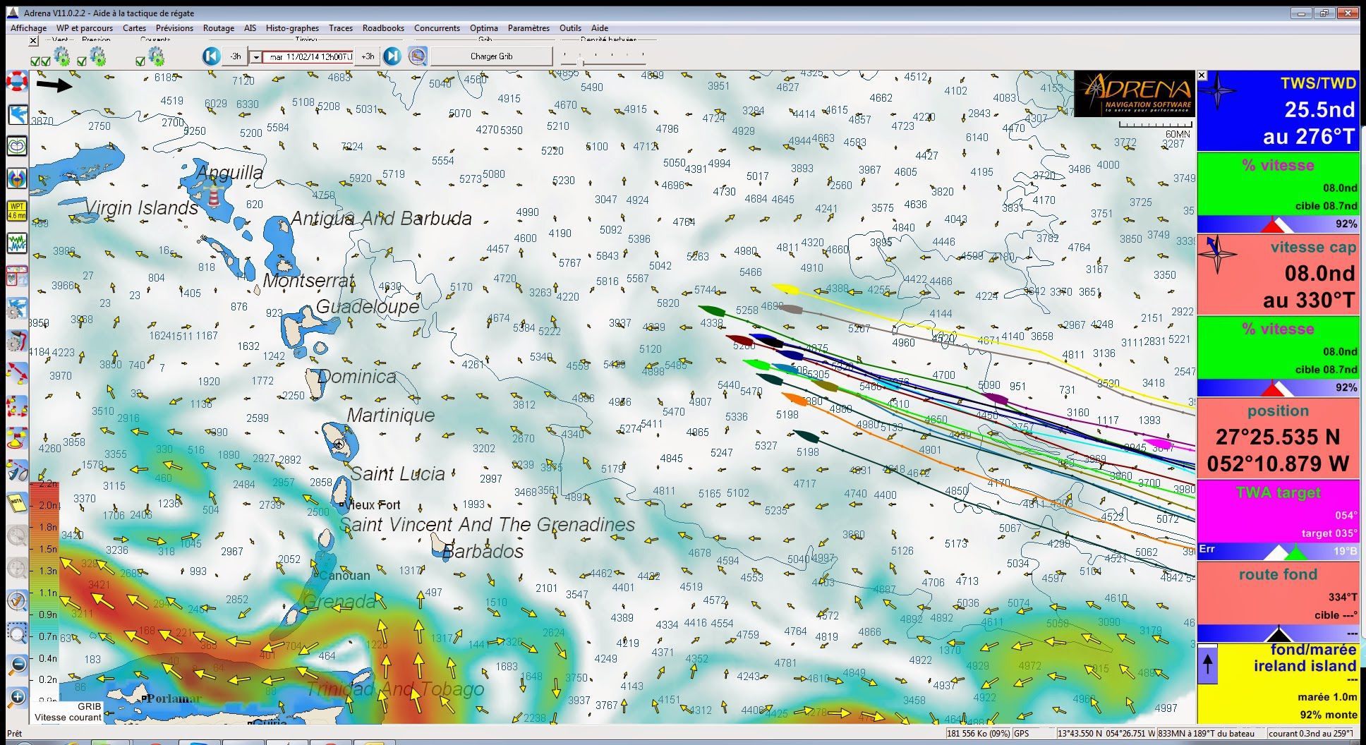 Logiciel de navigation - Adrena Standard - Adrena - pour voilier