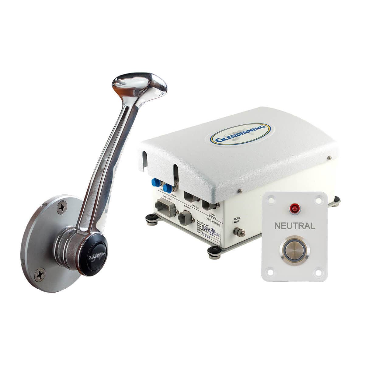 Manette de commande moteur - GLENDINNING PRODUCTS - mécanique / simple ...