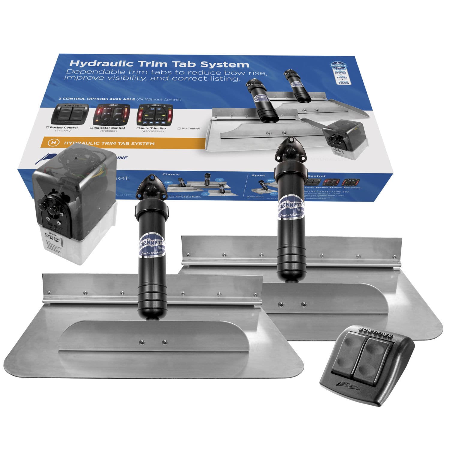 Flap hydraulique - Standard (Classic) - Bennett Marine - pour bateau