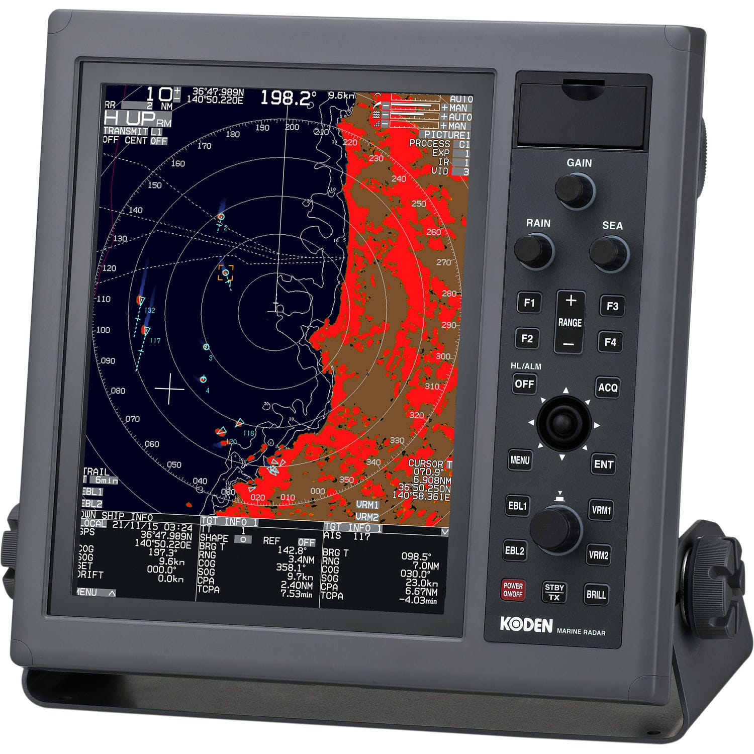 Radar pour navire - MDC-5240 - Koden electronics - ARPA / couleur ...