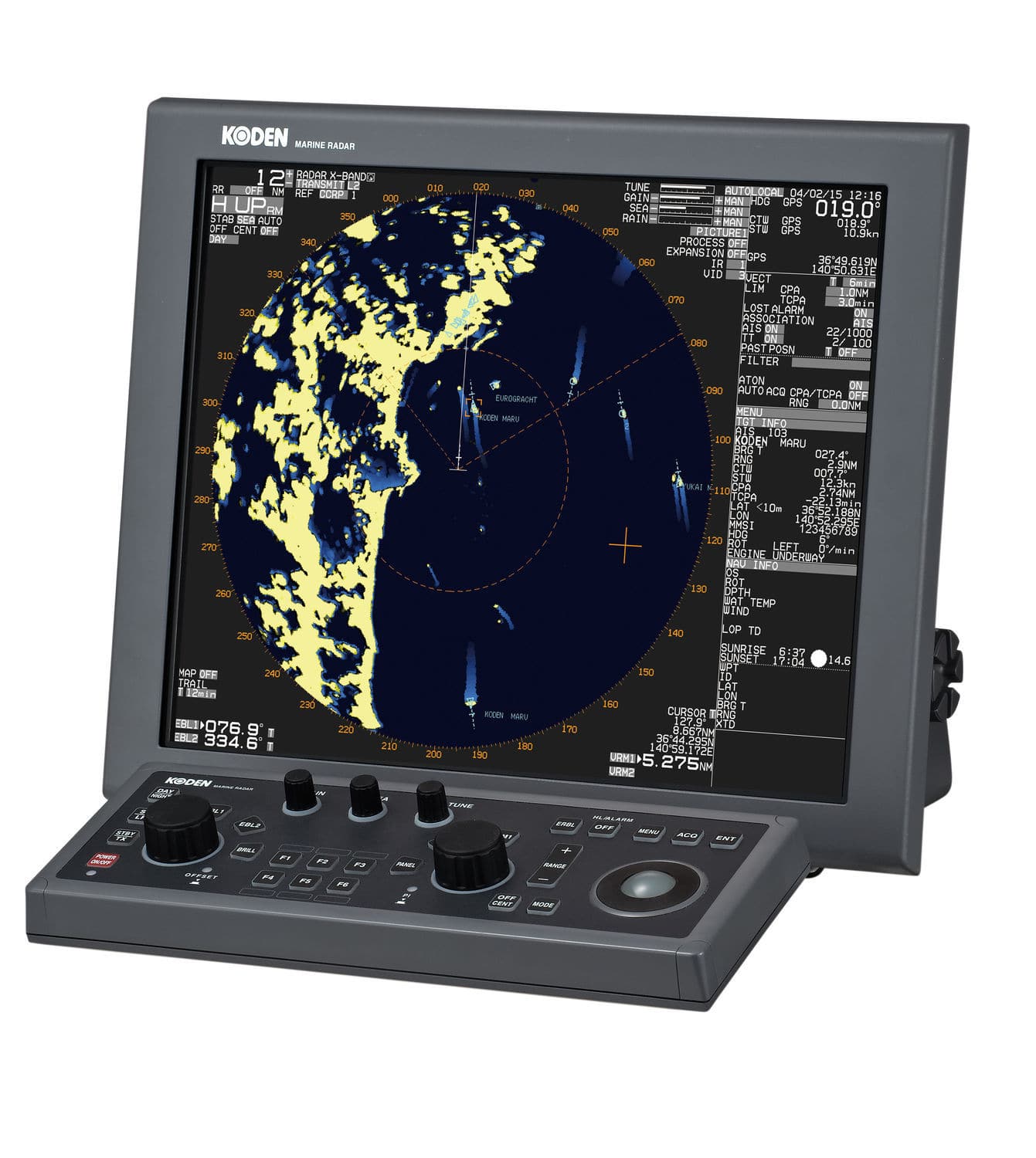 Radar pour navire - MDC-7925P - Koden electronics - ARPA / couleur / avec AIS