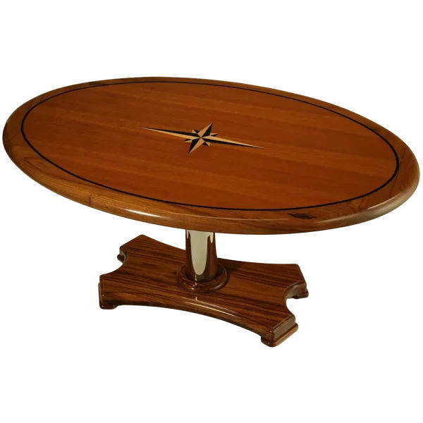Table pour bateau - MCC-001_MTBL - Pompanette - pour yacht / en teck ...