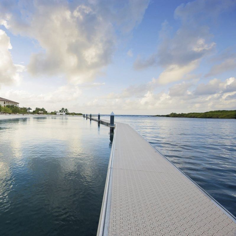 Ponton flottant - Poralu Marine - d'amarrage / pour marina / aluminium