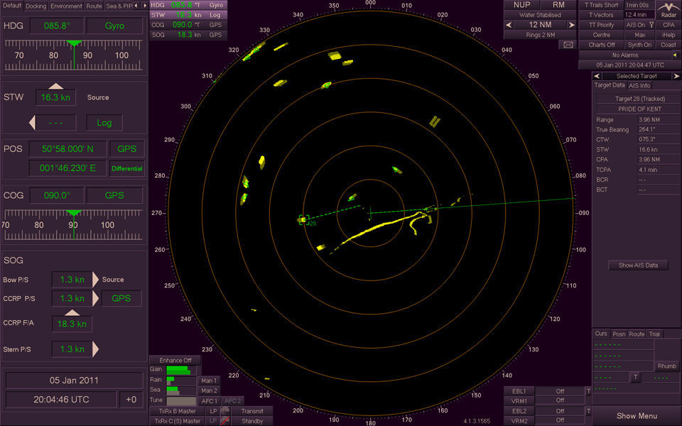 Radar pour navire / ARPA / avec ECDIS / avec fonction cartographique ...