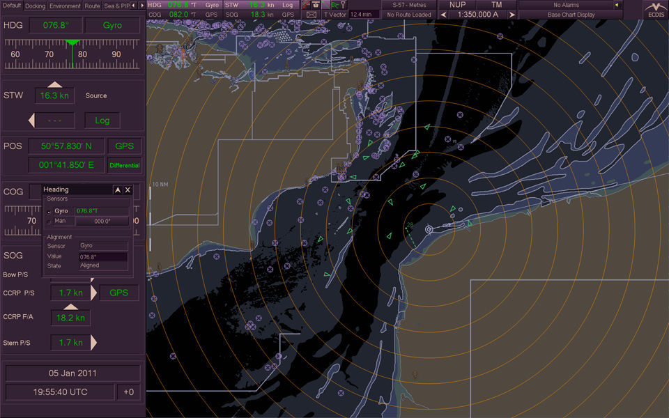 ECDIS pour navire - VisionMaster FT - Sperry Marine