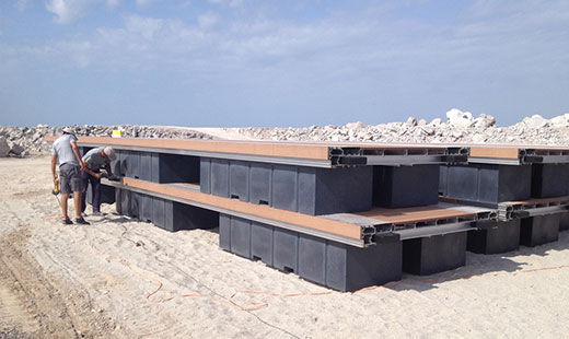 Flotteur pour ponton - Ronáutica Quality Marinas SLU