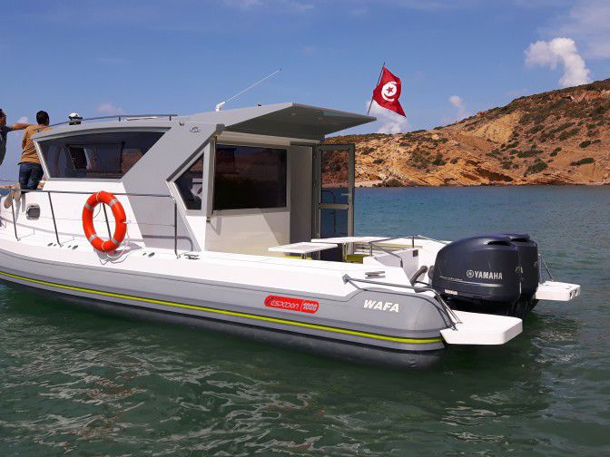 Bateau pneumatique hors-bord - 1000 Pro - ESPADON CONCEPT - semi-rigide