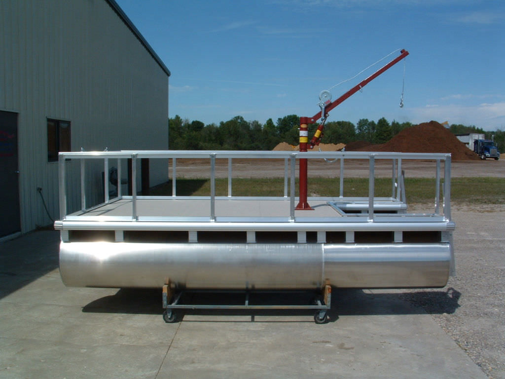 Ponton flottant / de travail / pour marina / en aluminium - Service ...