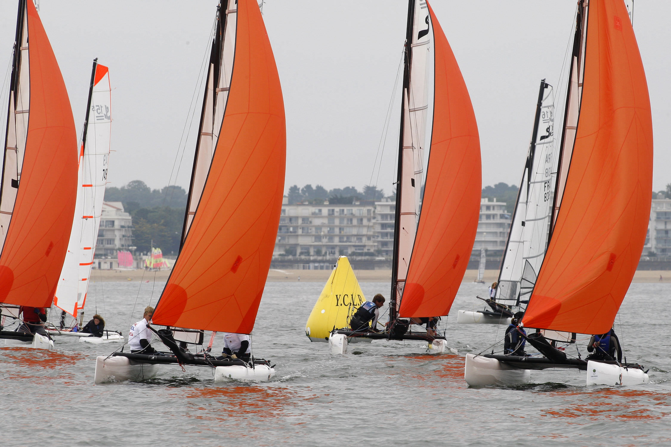 Catamaran de sport de régate / double / enfant / simple trapèze - SL15 ...