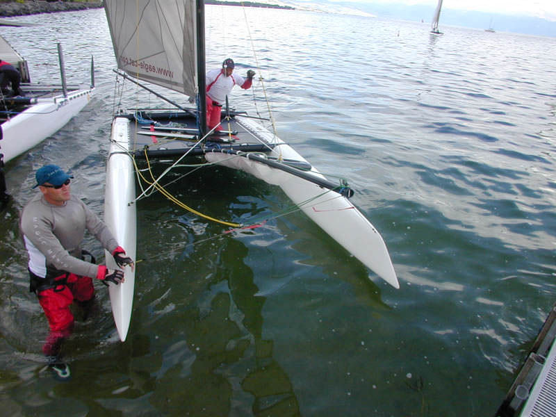 Catamaran de sport de régate / double / double trapèze / spinnaker ...