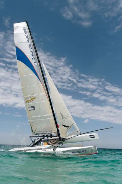 Catamaran de sport pour raid côtier / double / double trapèze ...