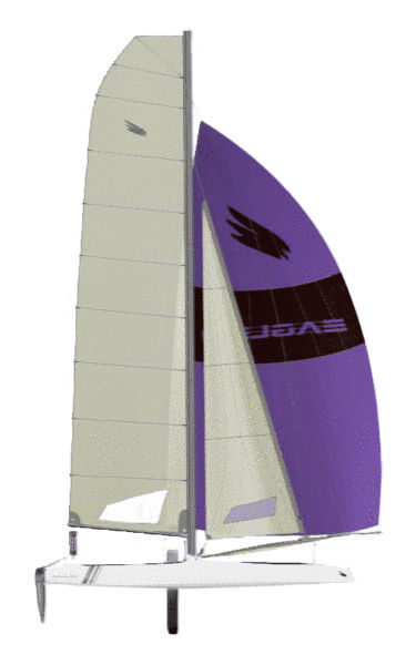 Catamaran de sport pour raid côtier / double / double trapèze ...