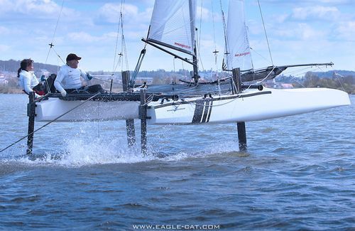Catamaran de sport à foil - 20 HF - Eagle Catamarans - pour raid côtier ...