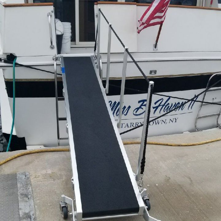 Passerelle de bateau - SHORE-STEP - Mar Quipt - pour yacht / pliable ...
