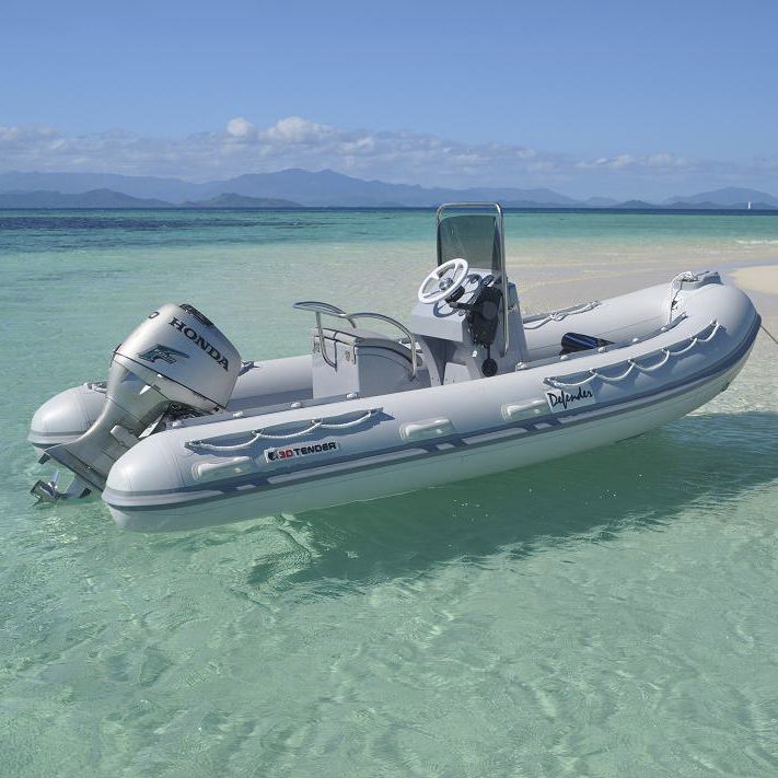 Bateau pneumatique hors-bord - XPRO 490 - 3D MARINE - semi-rigide / à ...