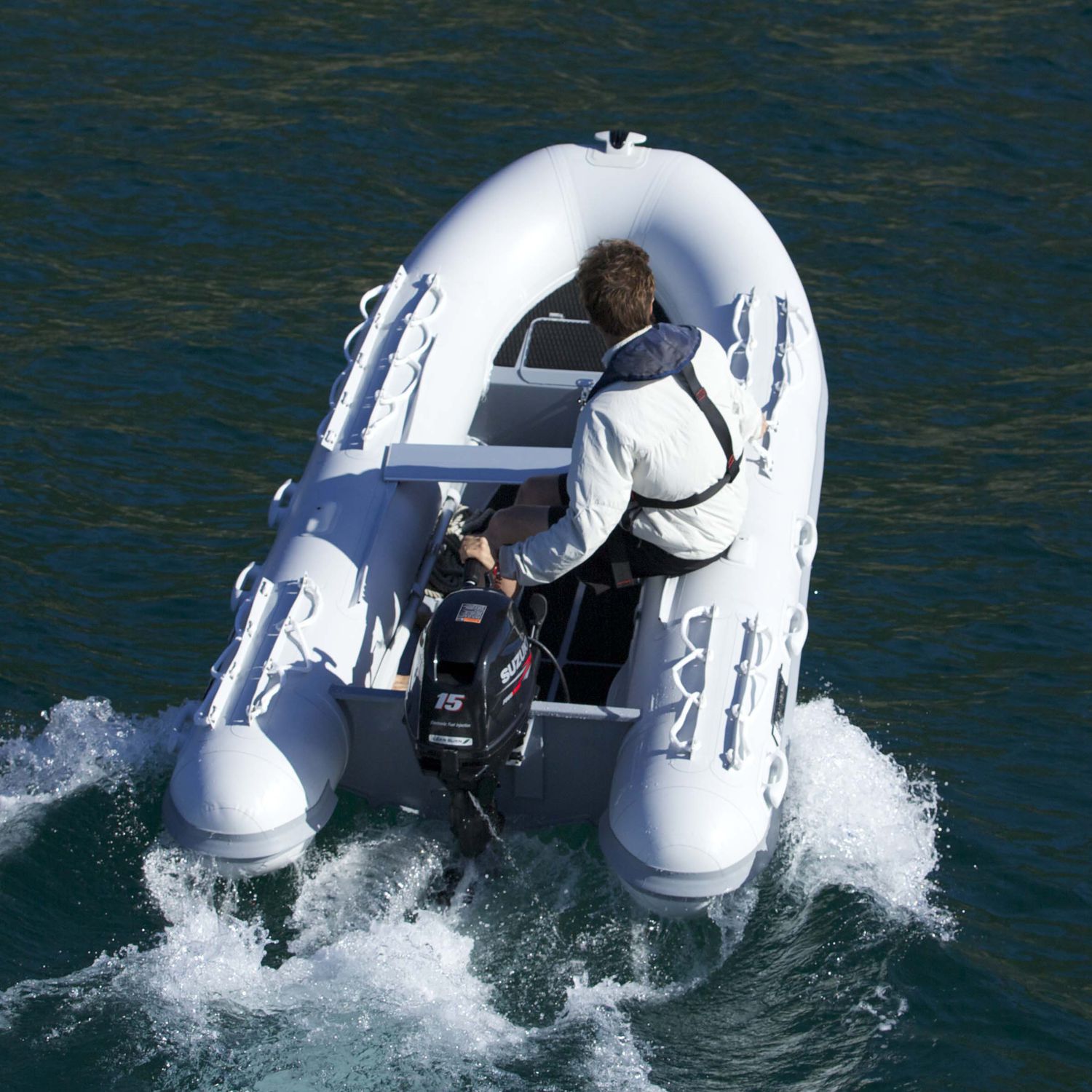 Bateau pneumatique hors-bord - 390 - 3D MARINE - RIB / en aluminium ...